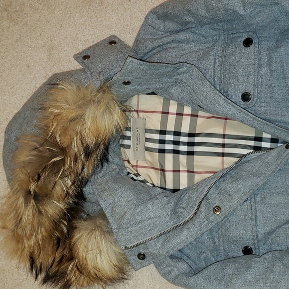 Burberry | Jackets & Coats | Burberry Hooded Winter Coat | Poshmark
